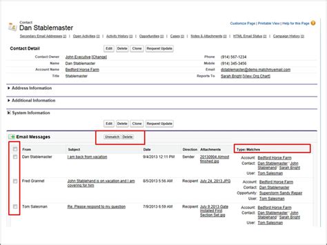 New Release Of Automatic Salesforce Email Syncing App Match My Email