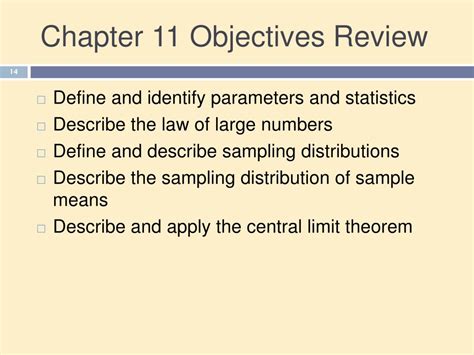 Ppt Chapter 11 Sampling Distributions Powerpoint Presentation Free