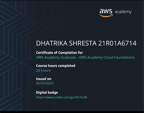 shresta dhatrika on linkedin amazonwebservices eduskills