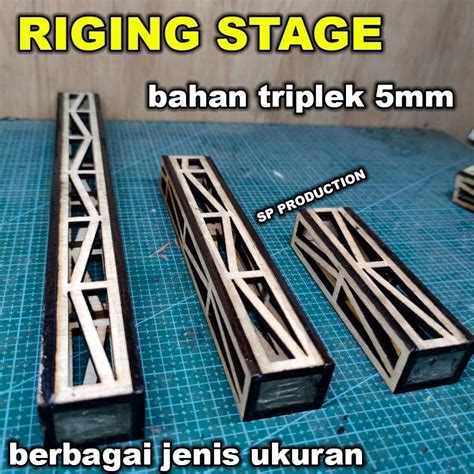 Jual Riging Stage Miniatur Bahan Triplek 5mm Shopee Indonesia