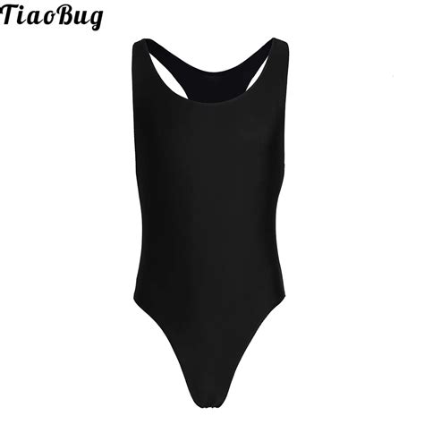 Mens One Piece Tiaobug Mankini Swimsuit Skintight Underwear