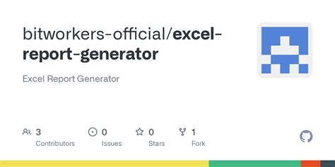 Github Bitworkers Officialexcel Report Generator Excel Report Generator