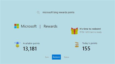 How To Get Earn Microsoft Rewards Points Searching On Bing