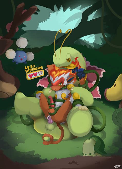 Rule 34 2017 Anthro Balls Bellsprout Bite Chikorita Cum Feral Fire
