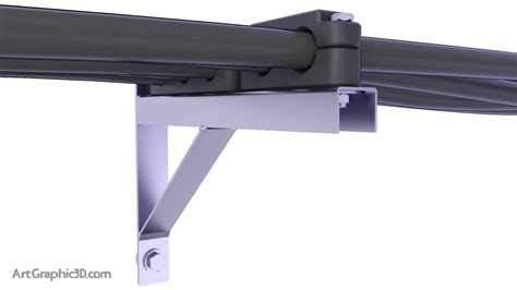 Electrical Cable Support 3d Model Download