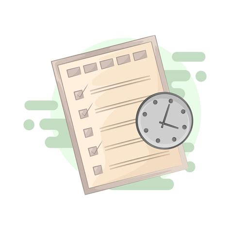 Task Completion Marked On List 49477107 Vector Art At Vecteezy