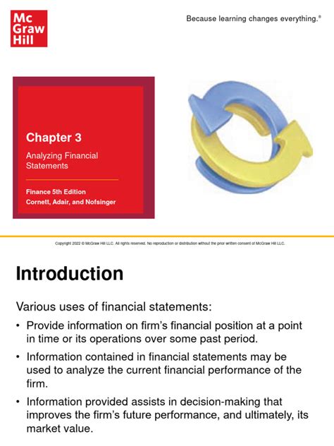 Chapter 3 Analyzing Financial Statements New Version Pdf