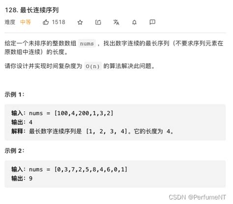 Leetcode 128 解题 Java自用 Csdn博客