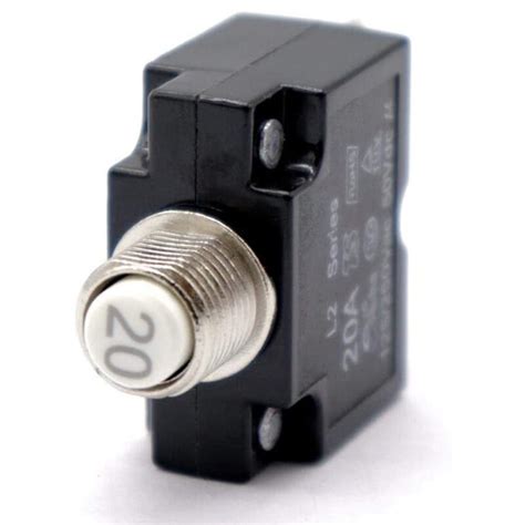 2pcs 20a 10a Push Button Manual Reset Thermal Circ Vicedeal