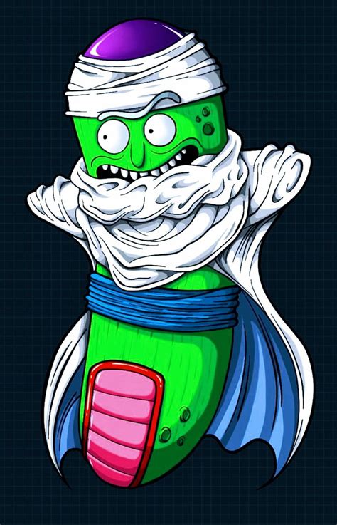 Rick And Morty X Piccolo Rick Rick And Morty Rick And Morty Poster