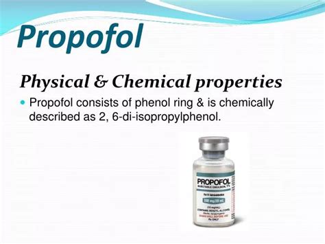 Ppt Propofol Powerpoint Presentation Free Download Id1320662