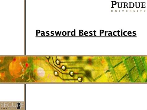 PPT Password Best Practices PowerPoint Presentation Free Download ID 5412386
