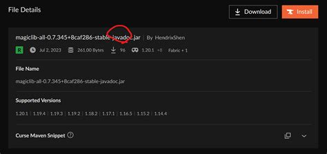 Bug Curseforge File Upload Error · Issue 37 · Hendrix Shenmagiclib · Github