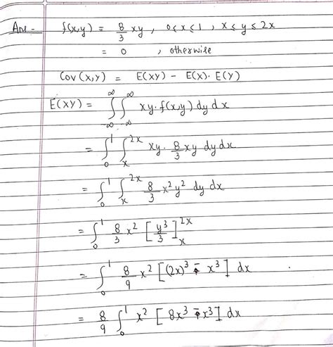 Solved Let X And Y Be Continuous Random Variables With Joint Density Course Hero