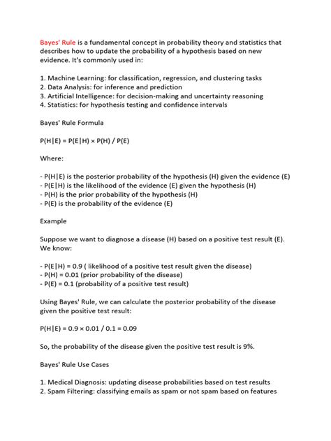 Unit 5 Bayes Rule And Bayesian Network Pdf