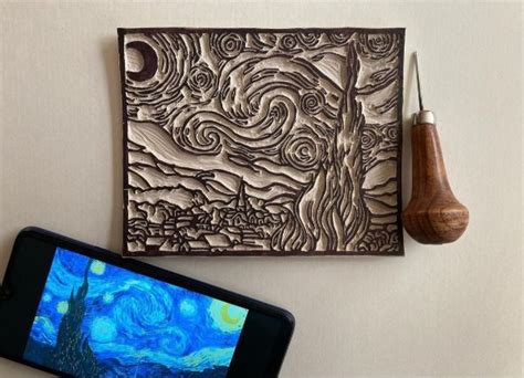 19 طرح دکوراتیوی خلاقانه از نقاشی شب پر ستاره اثر ونسان ون گوگ ستاره