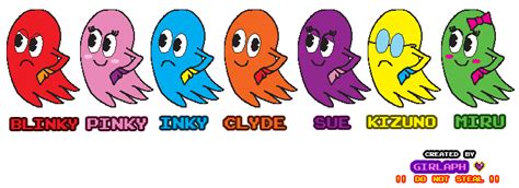 Pac Man Blinky Pinky Inky Clyde