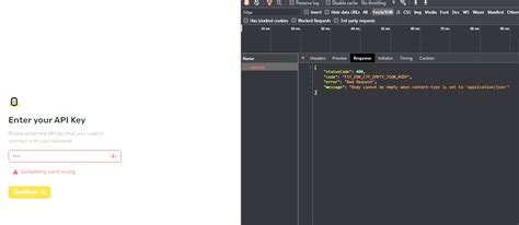 Dashboard Verification Request 400 Bad Request Due To Missing