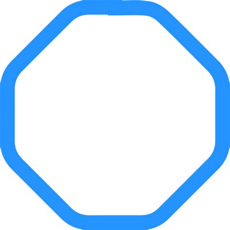Octagon Generic Color Outline Icon