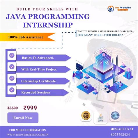 Thewebsitemakers On Linkedin Javaprogramminginternship