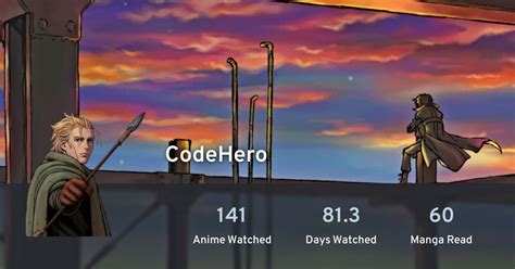 Codeheros Profile · Anilist