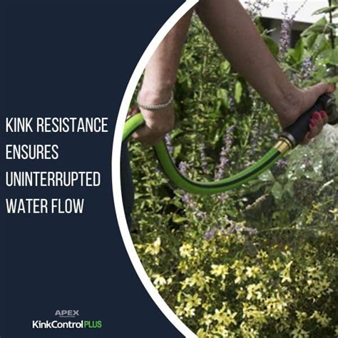 Kink Control Plus Water Hose 100ft High Burst Strength And Superior