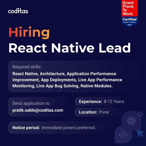coditas on linkedin hiring ios android reactnative nodejs rest