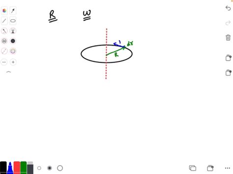 SOLVED A Solid Metal Disk Of Radius R Is Rotating Around Its Center Axis At A Constant Angular
