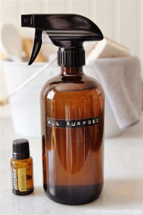 Homemade Natural All Purpose Cleaner Diy Recipe Artful Homemaking