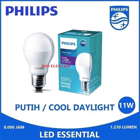 Jual Lampu Philips Led Essential Watt Shopee Indonesia