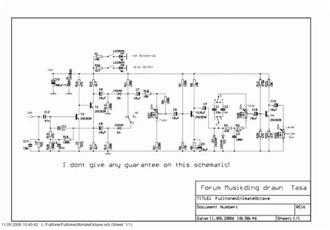 Perf And Pcb Effects Layouts Fulltone Ultimate Octave