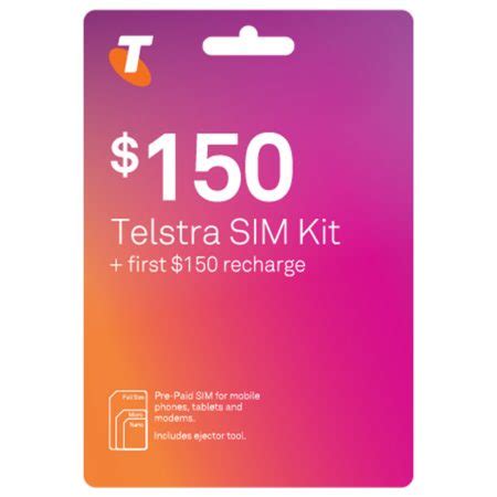 Prepaid Telstra Pre Paid Sim Kit Aus Transport Safety Solutions