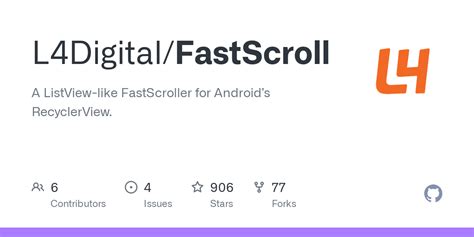 Github L4digitalfastscroll A Listview Like Fastscroller For Android
