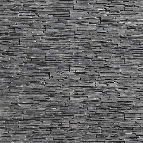 Black Stone Cladding Texture