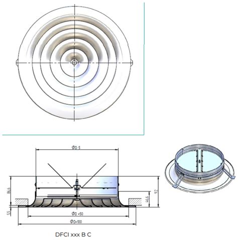 Airzone Dfci250bmte Circular Diffuser User Manual