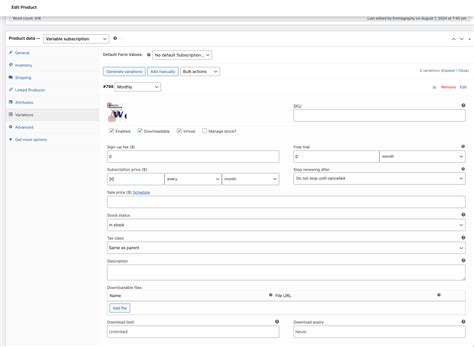 Woocommerce Subscriptions Variable Subscriptions Not Showing On Frontend Toolset