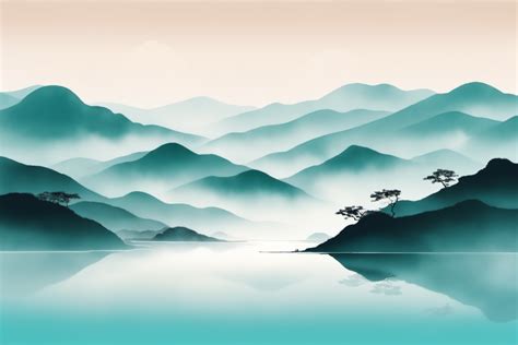 国风山水画素材 国风山水画模板 国风山水画图片免费下载 设图网