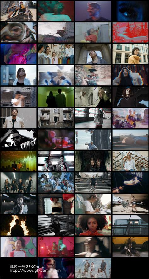Fcpx插件 50组失真扭曲科技感信号损坏溶解视频转场预设 龋齿一号gfxcamp