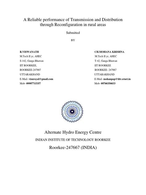 A Reliable Performance Of Transmission And Distribution Through Reconfiguration In Rural Areas