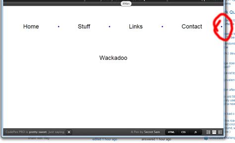 Javascript Adding Bullet Points Spaced Evenly Between Flexbox Items