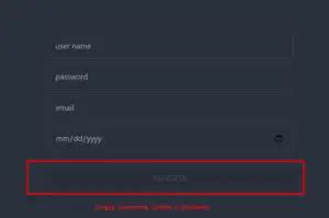 Registration Form Validation In ReactJS CODEDEC