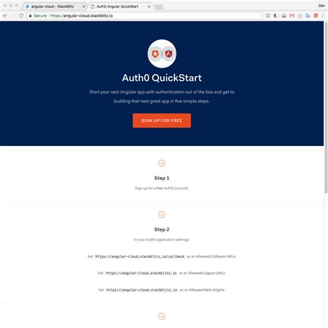 Create Secure Angular Apps In The Cloud With Stackblitz And Auth0