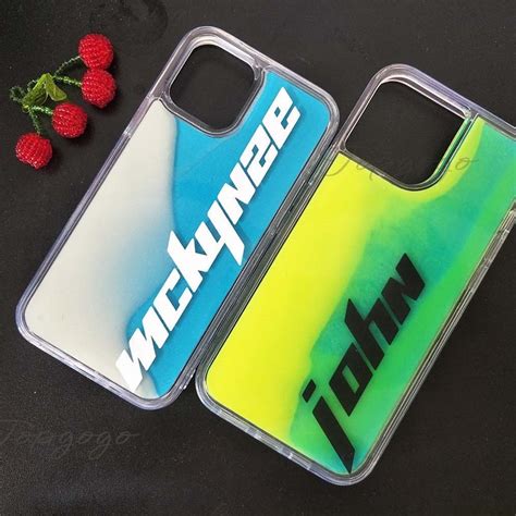 Neon Iphone Case Etsy