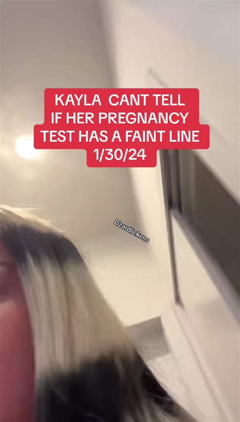 Deciphering Kaylas Pregnancy Test Results Tiktok