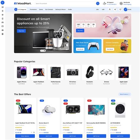 Woodmart Woocommerce Multipurpose Theme For Modern Site Design 1 Affereestore