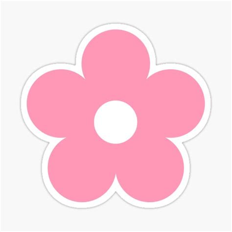 Pegatina De Rosa Claro