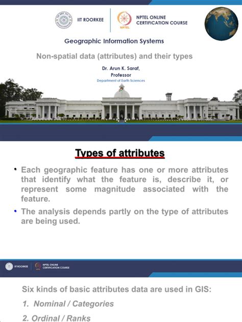 Week 2 Module 3 Non Spatial Data Attributes And Their Types Pdf