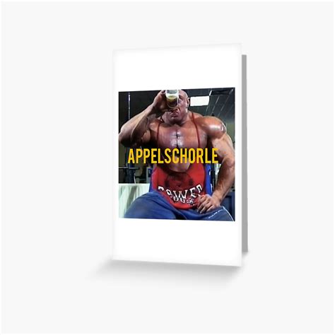 Markus Rühl Bodybuilding Appelschorle Abbelschorle Meme Sticker