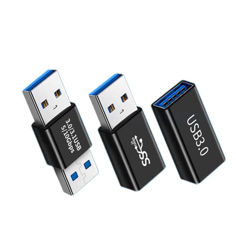 Pcs Usb Adapter Male To Female Fmale Female Male Female Converter Coupler Changer Connector
