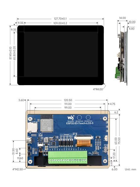 ESP32 S3 5inch Display With Touch Function Điện tử ProE
